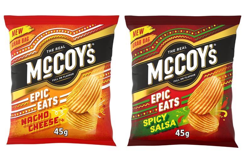 McCoy’s launches Mexican-inspired Epic Eats crisps duo | News | The Grocer