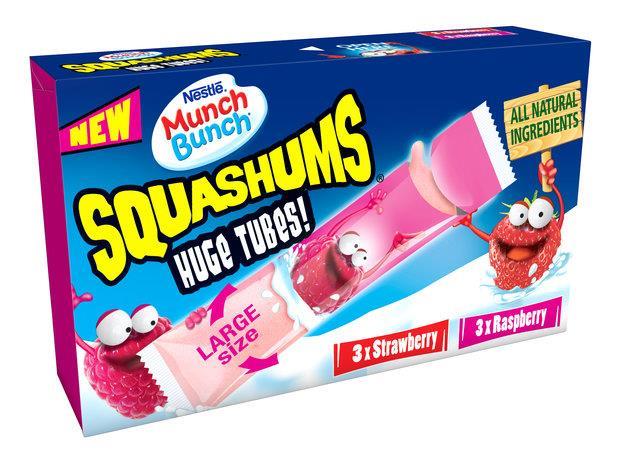 Lactalis Nestlé expands Munch Bunch Squashums with Huge Tubes | News ...
