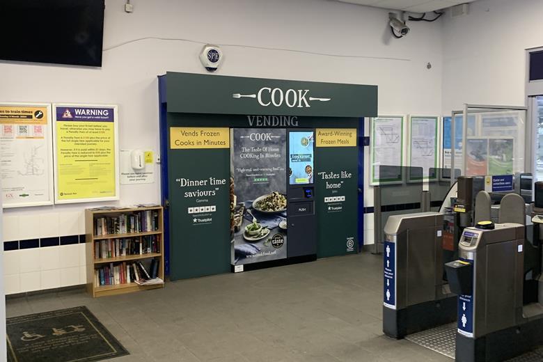 Cook trialling ready meal vending machines in railway stations | The Grocer