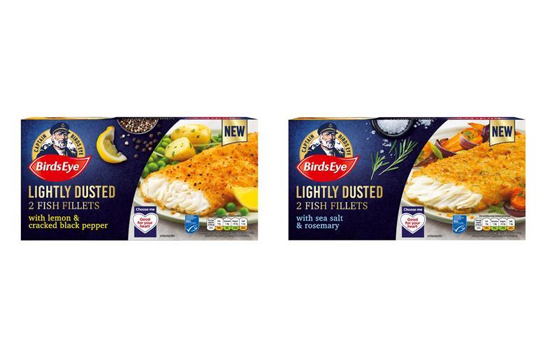 Birds Eye boosts health credentials with Lightly Dusted pollock duo ...