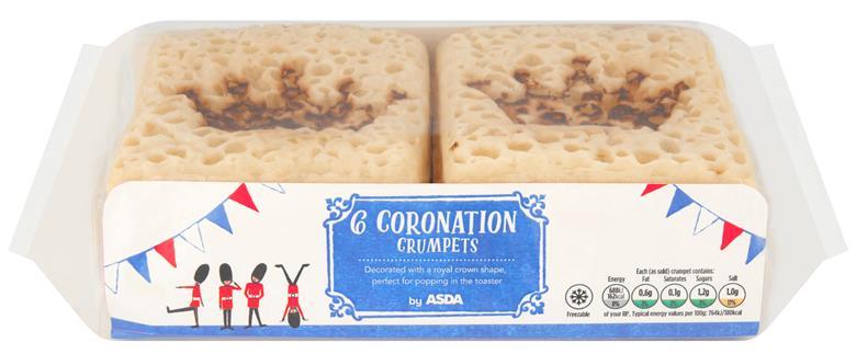 A crowned Letty and royal crumpets: the Asda coronation range | Range ...