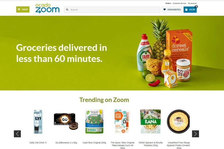 Ocado Zoom rapid delivery service goes live in London | News | The Grocer