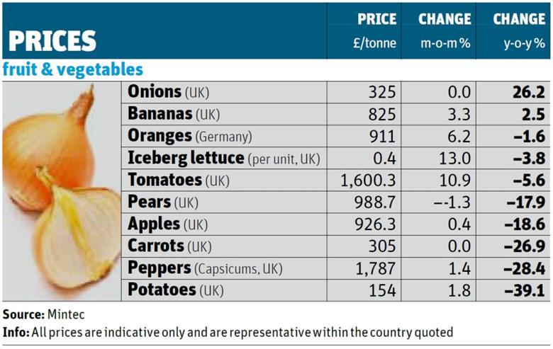 Onion prices stabilising, but still high year on year | Analysis & Features | The Grocer
