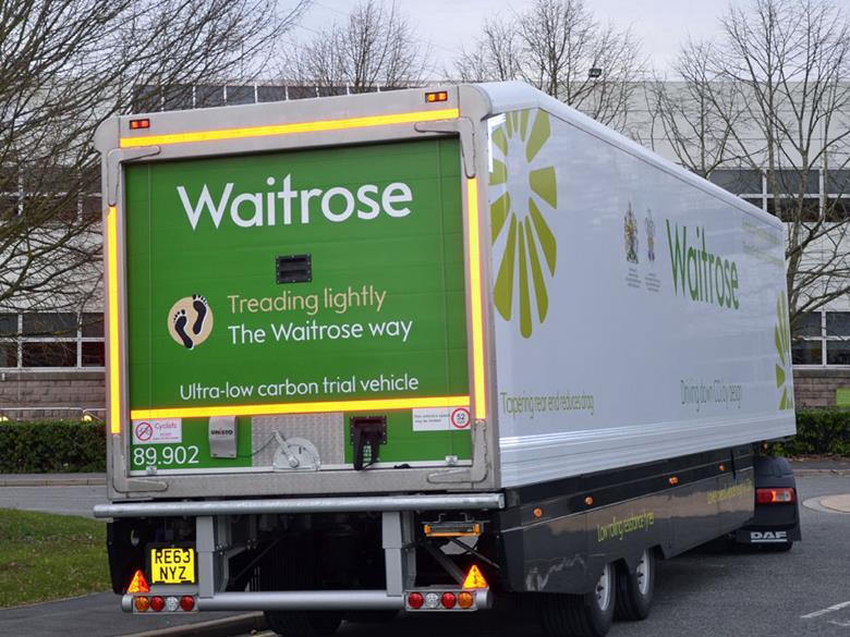 Waitrose adds 20 carbon-busting 'boat-tail' lorry trailers | News | The ...
