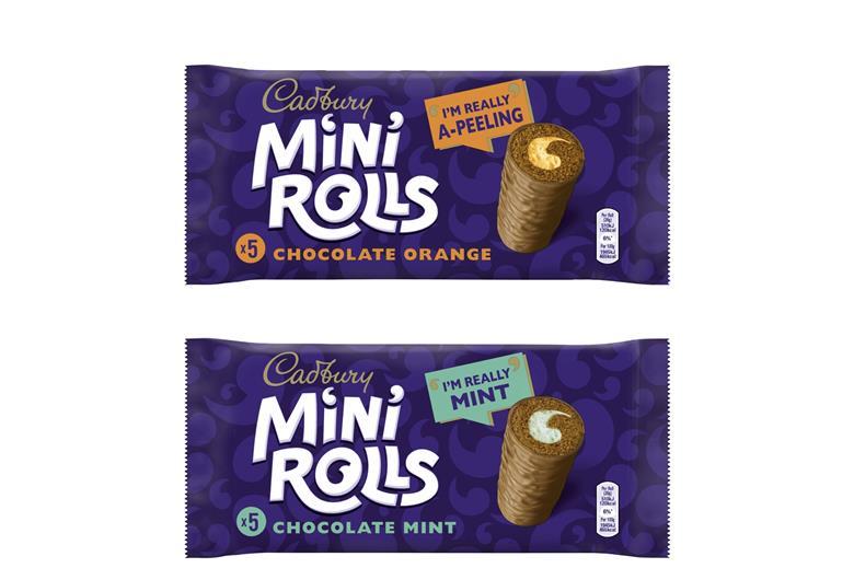 Cadbury grows Mini Rolls range with Chocolate Orange and Chocolate Mint ...