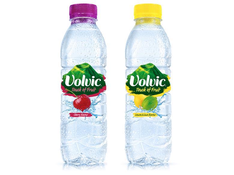 Volvic packaging revamp plays up volcano design | News | The Grocer