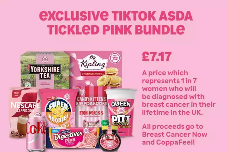 Asda joins TikTok Shop with ‘Pink’ cancer charity bundles | The Grocer